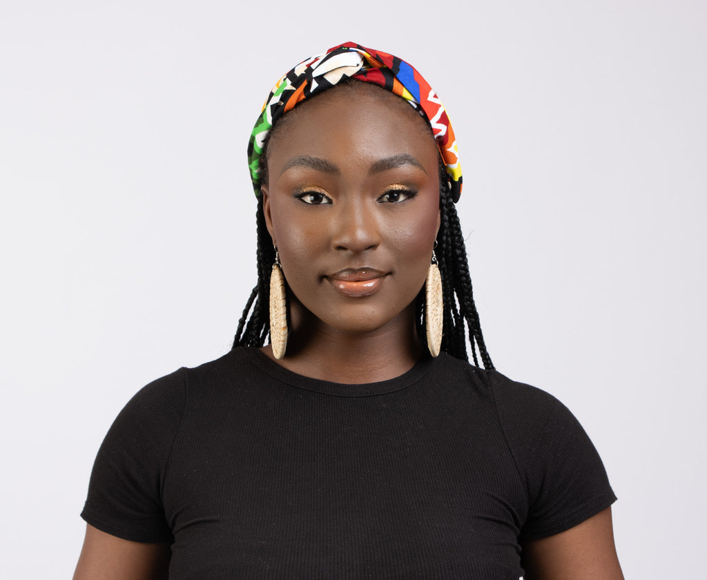 Multi-Colour African Print Headband – River & Mara